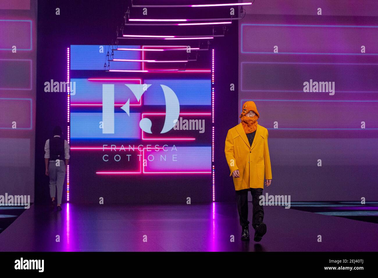 Rome, Italy. 20th Feb, 2021. Francesca Cottone's fashion show "L'ÂME ...