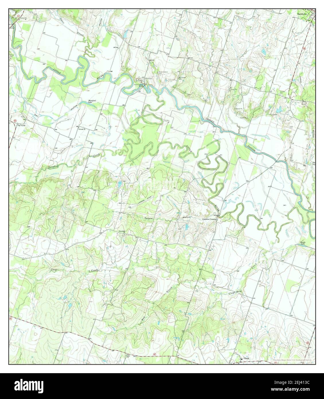 Sharp, Texas, map 1963, 1:24000, United States of America by Timeless ...
