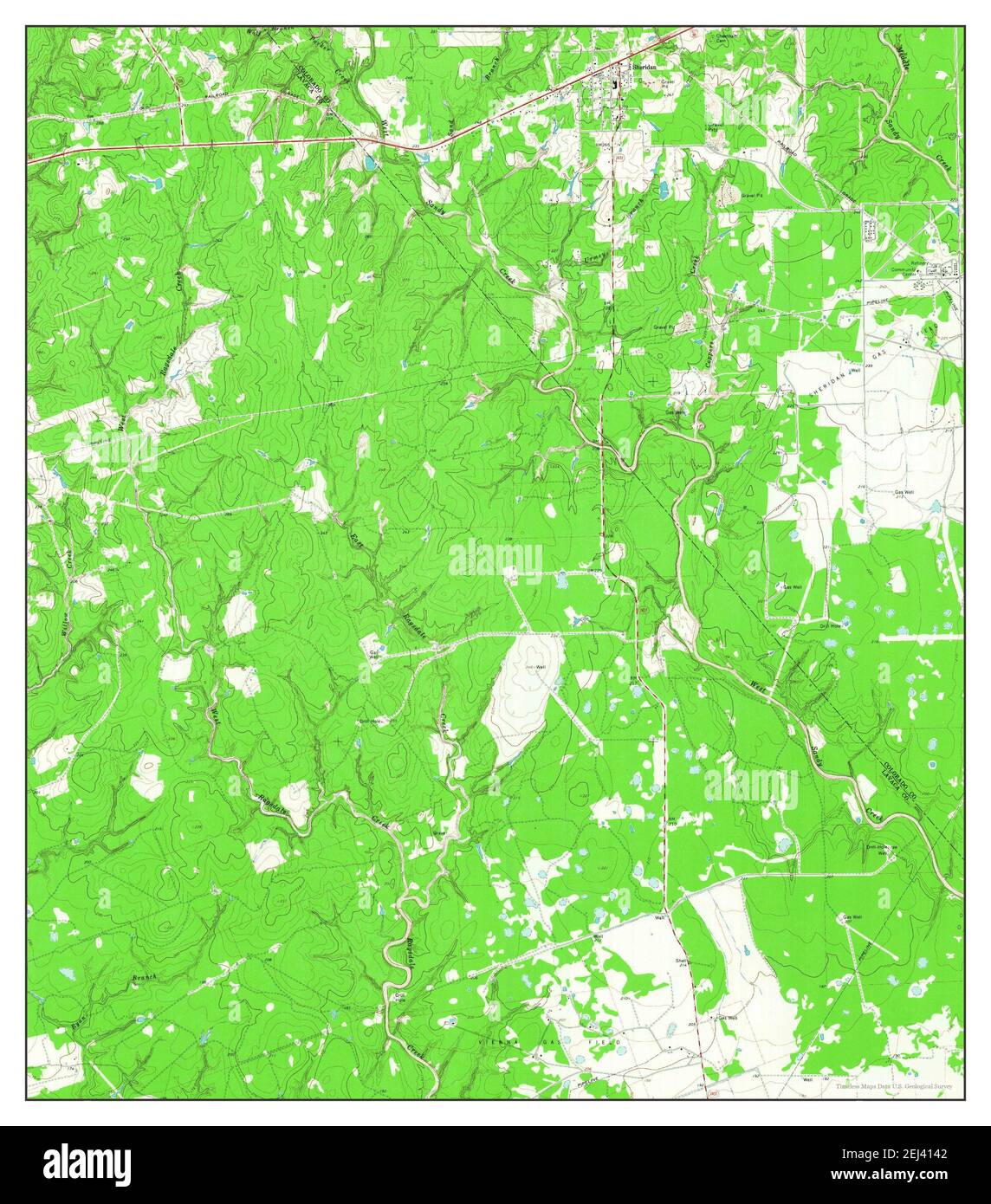 Sheridan, Texas, map 1965, 1:24000, United States of America by ...