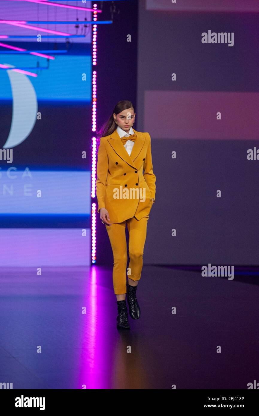 Rome, Italy. 20th Feb, 2021. Francesca Cottone's fashion show "L'ÂME ...