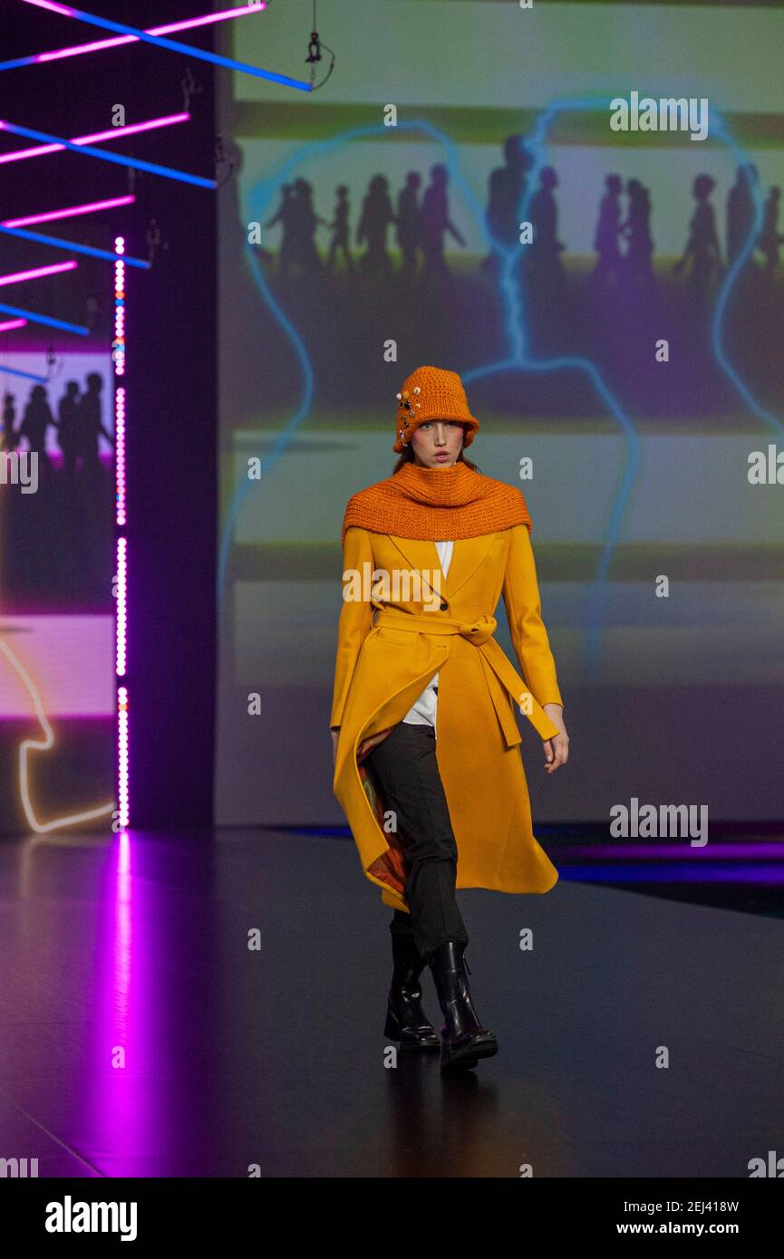 Rome, Italy. 20th Feb, 2021. Francesca Cottone's fashion show "L'ÂME ...