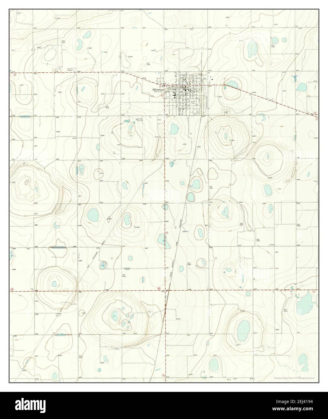 Silverton, Texas, map 1965, 1:24000, United States of America by ...