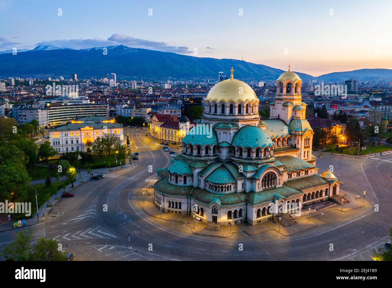 Aerial view alexander nevski hi-res stock photography and images - Alamy