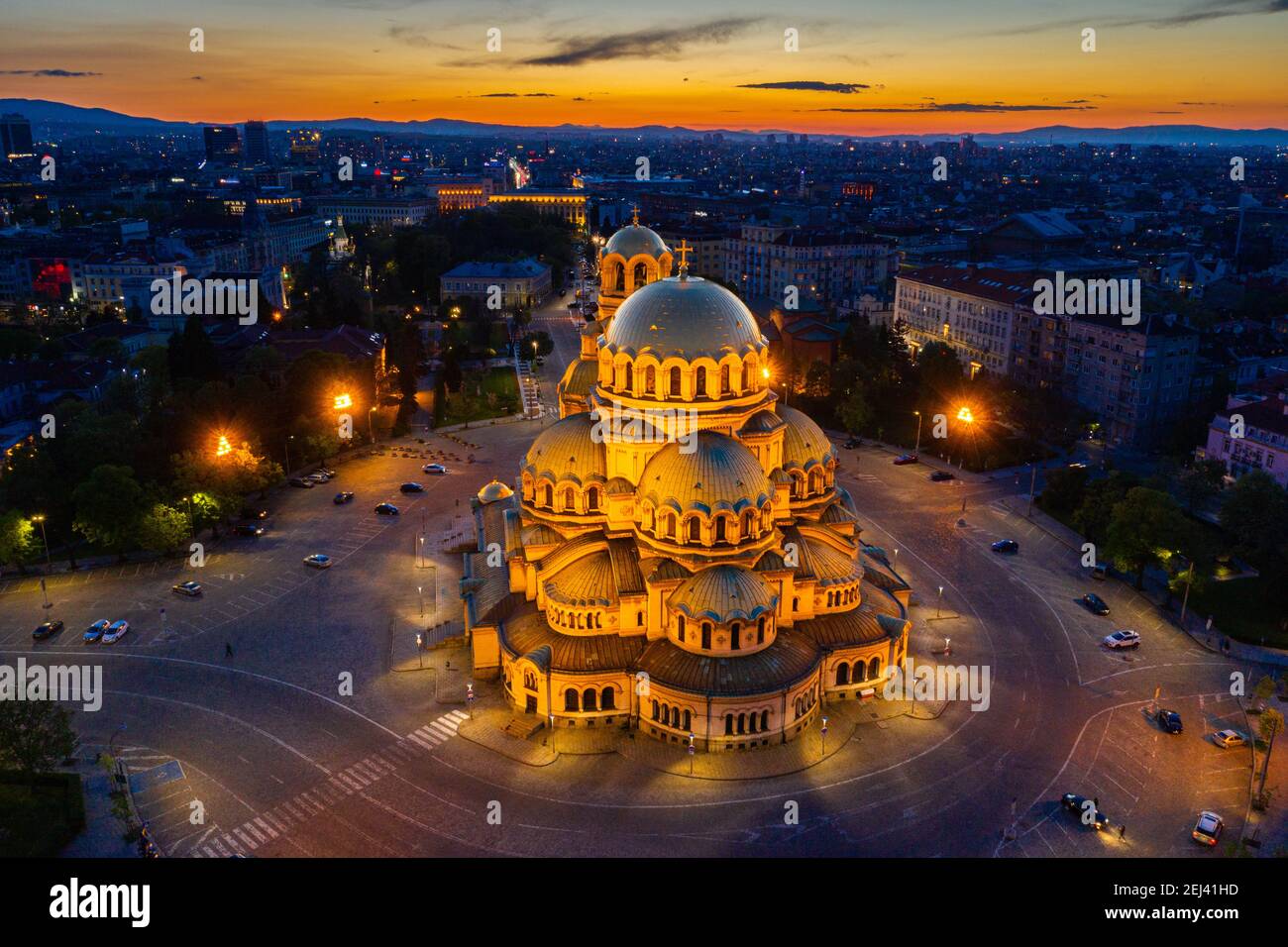 Aerial view alexander nevski hi-res stock photography and images - Alamy
