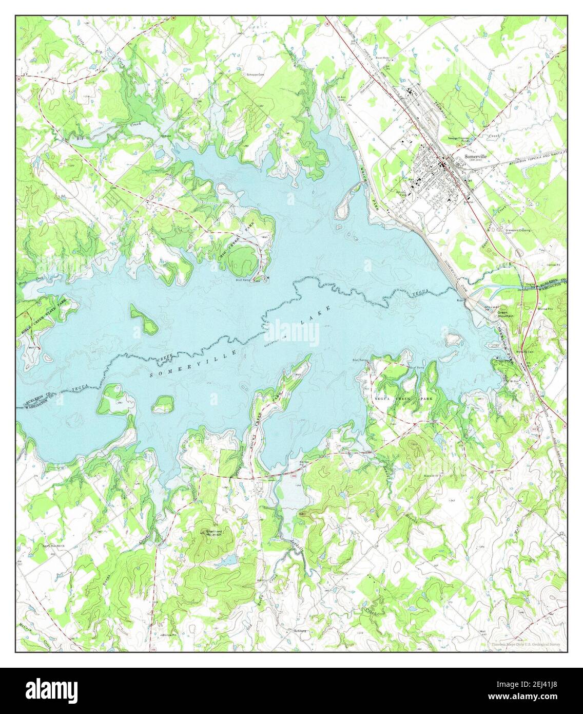 Somerville, Texas, map 1971, 1:24000, United States of America by ...