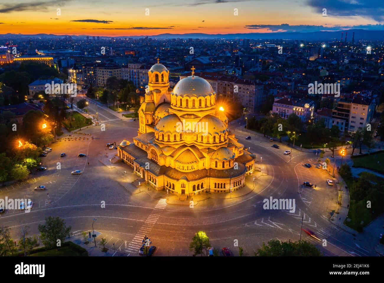 Aerial view alexander nevski hi-res stock photography and images - Alamy