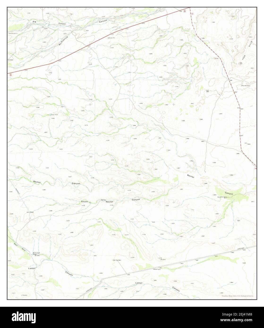 Canyon texas map hi-res stock photography and images - Alamy