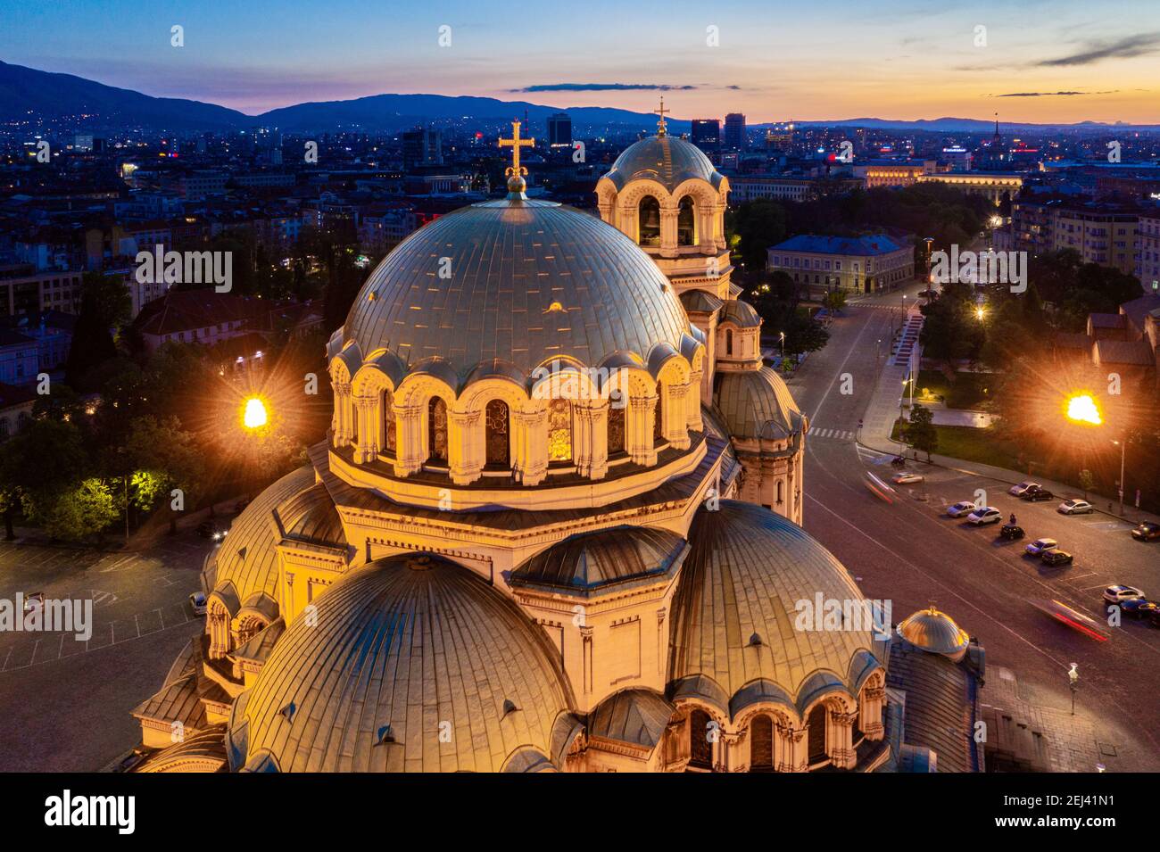 Aerial view alexander nevski hi-res stock photography and images - Alamy