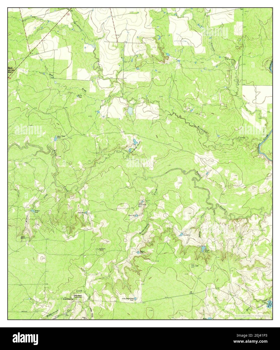 Spade Ranch, Texas, map 1959, 1:24000, United States of America by ...