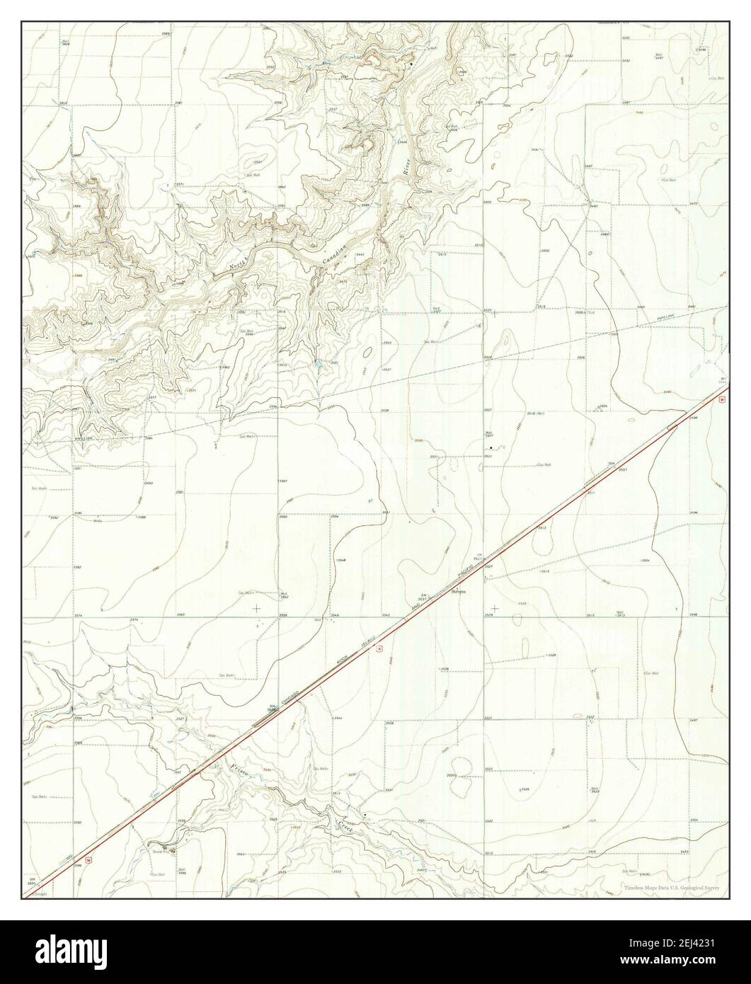 Stevens, Texas, map 1965, 1:24000, United States of America by Timeless ...