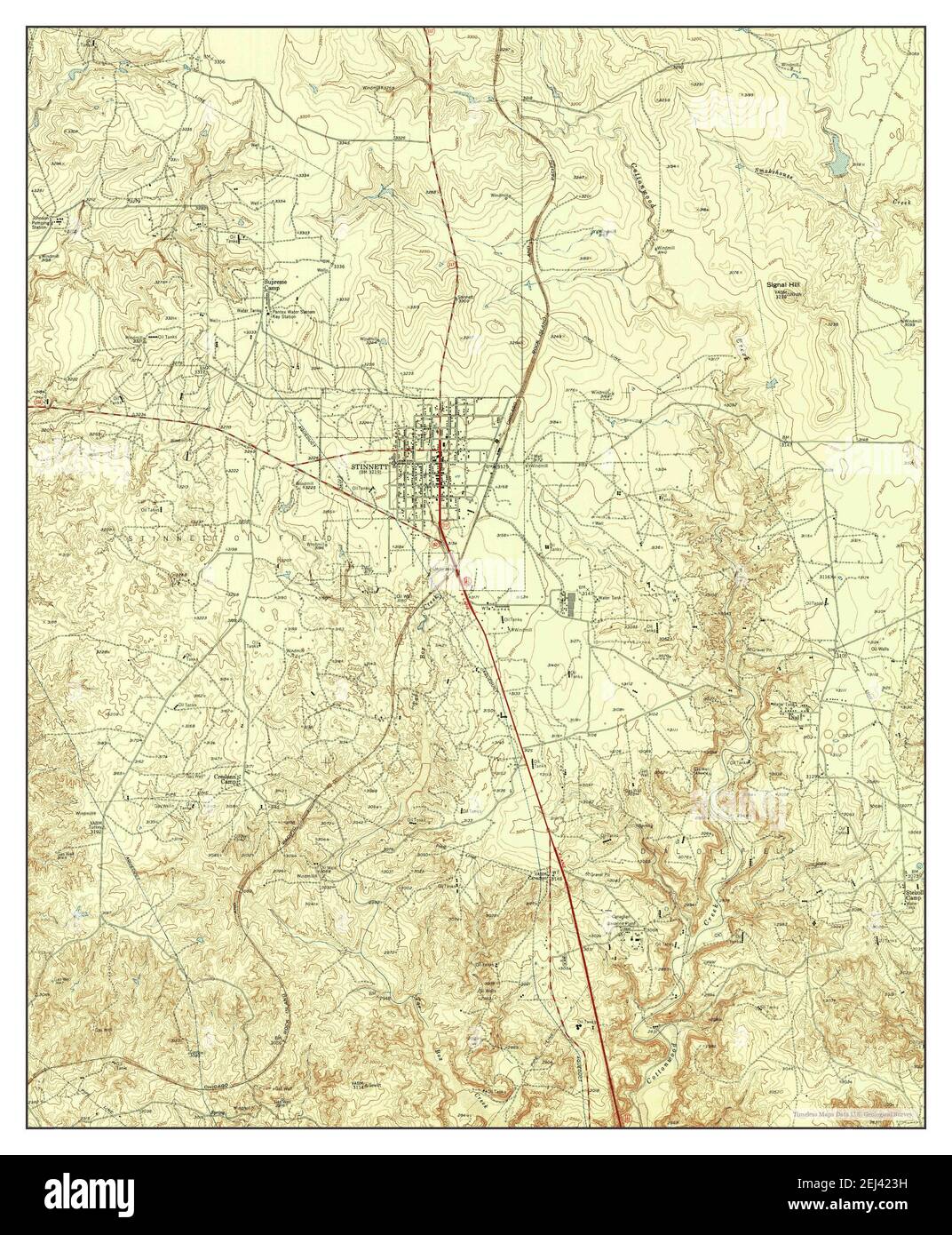 Map of stinnett hi-res stock photography and images - Alamy