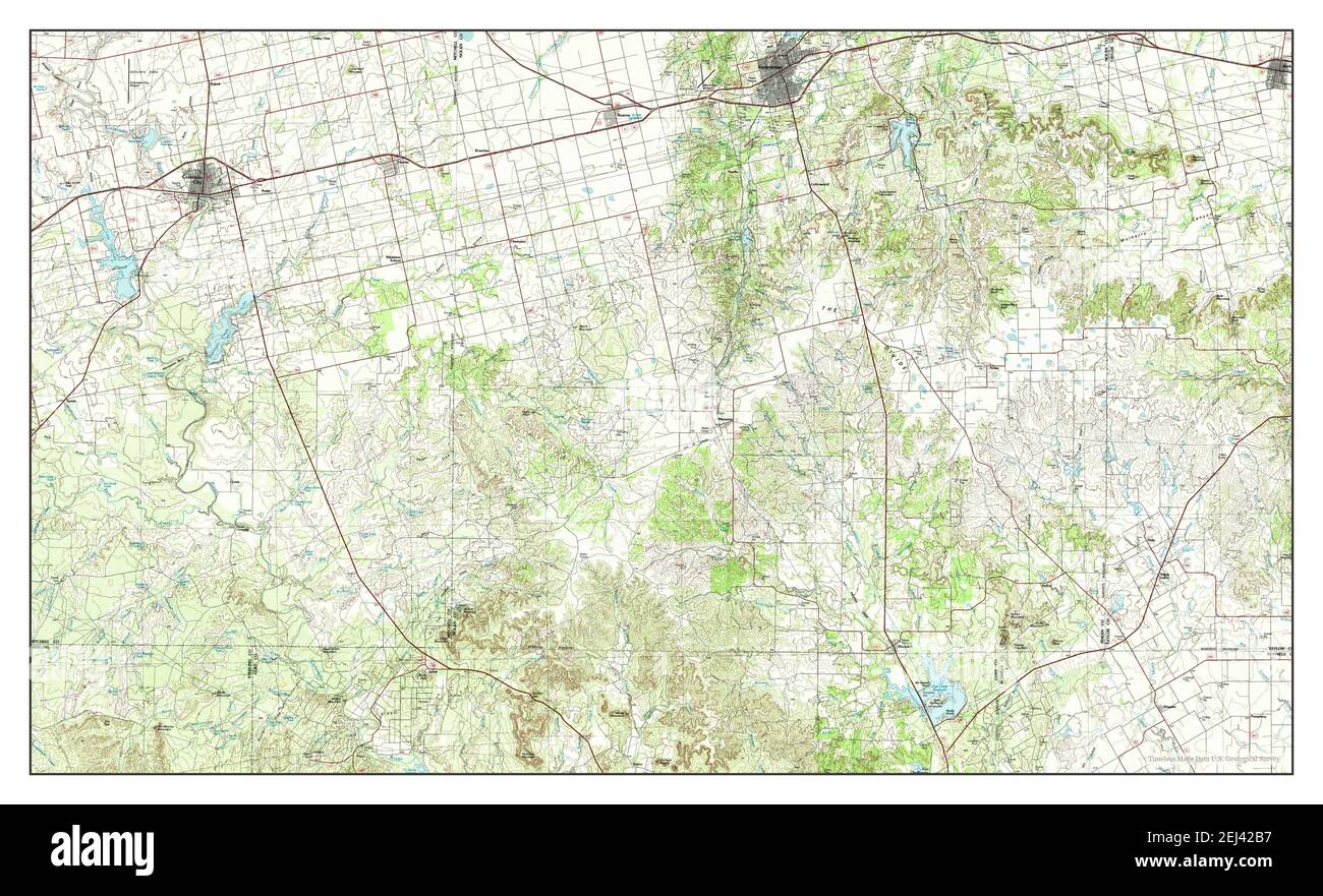 Sweetwater, Texas, map 1985, 1:100000, United States of America by ...