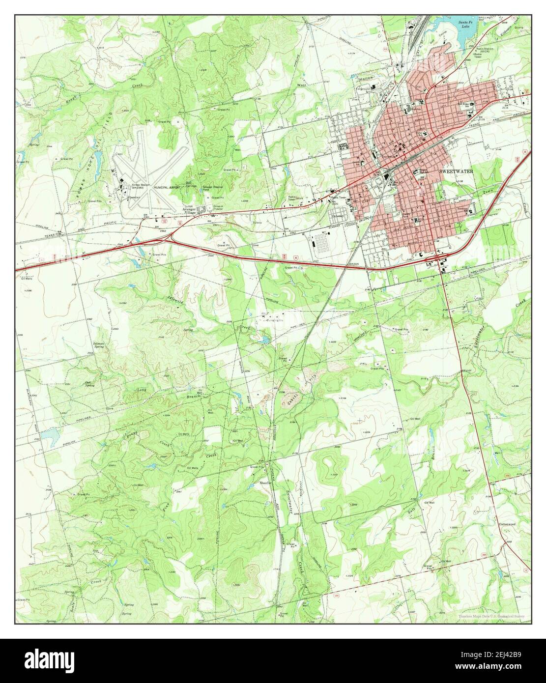Sweetwater, Texas, map 1969, 1:24000, United States of America by ...