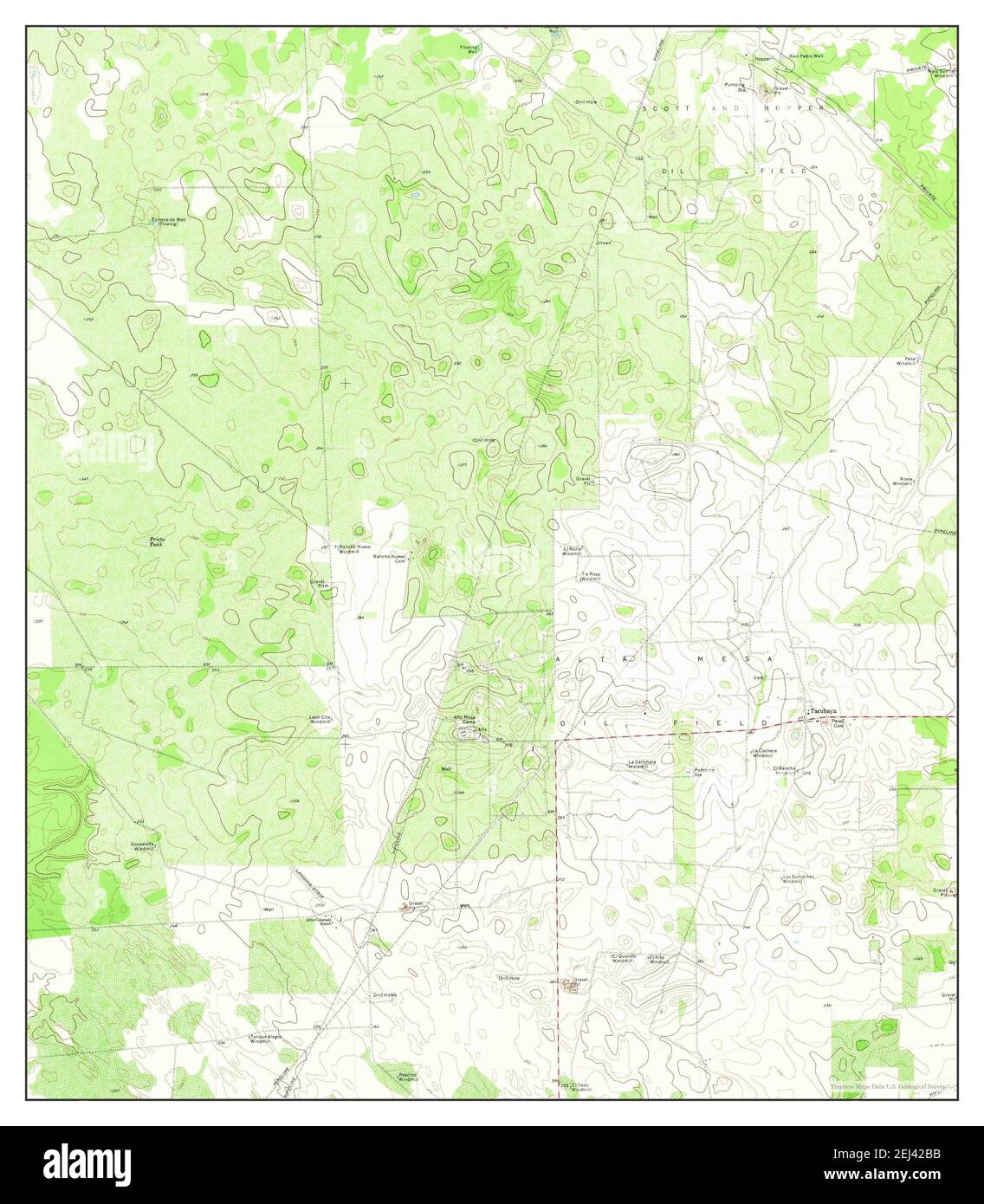 Tacubaya, Texas, map 1972, 1:24000, United States of America by ...