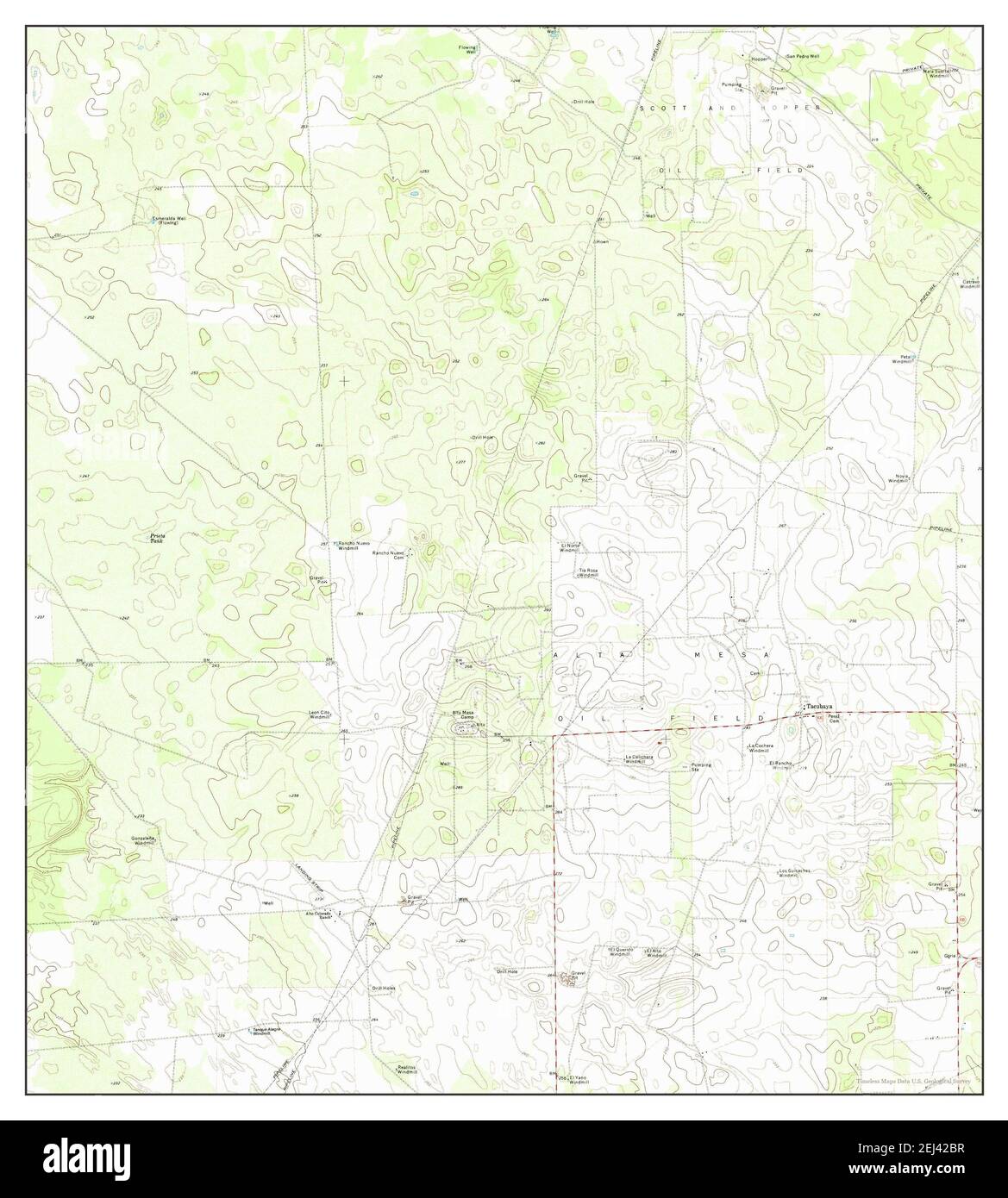 Tacubaya, Texas, map 1972, 1:24000, United States of America by ...