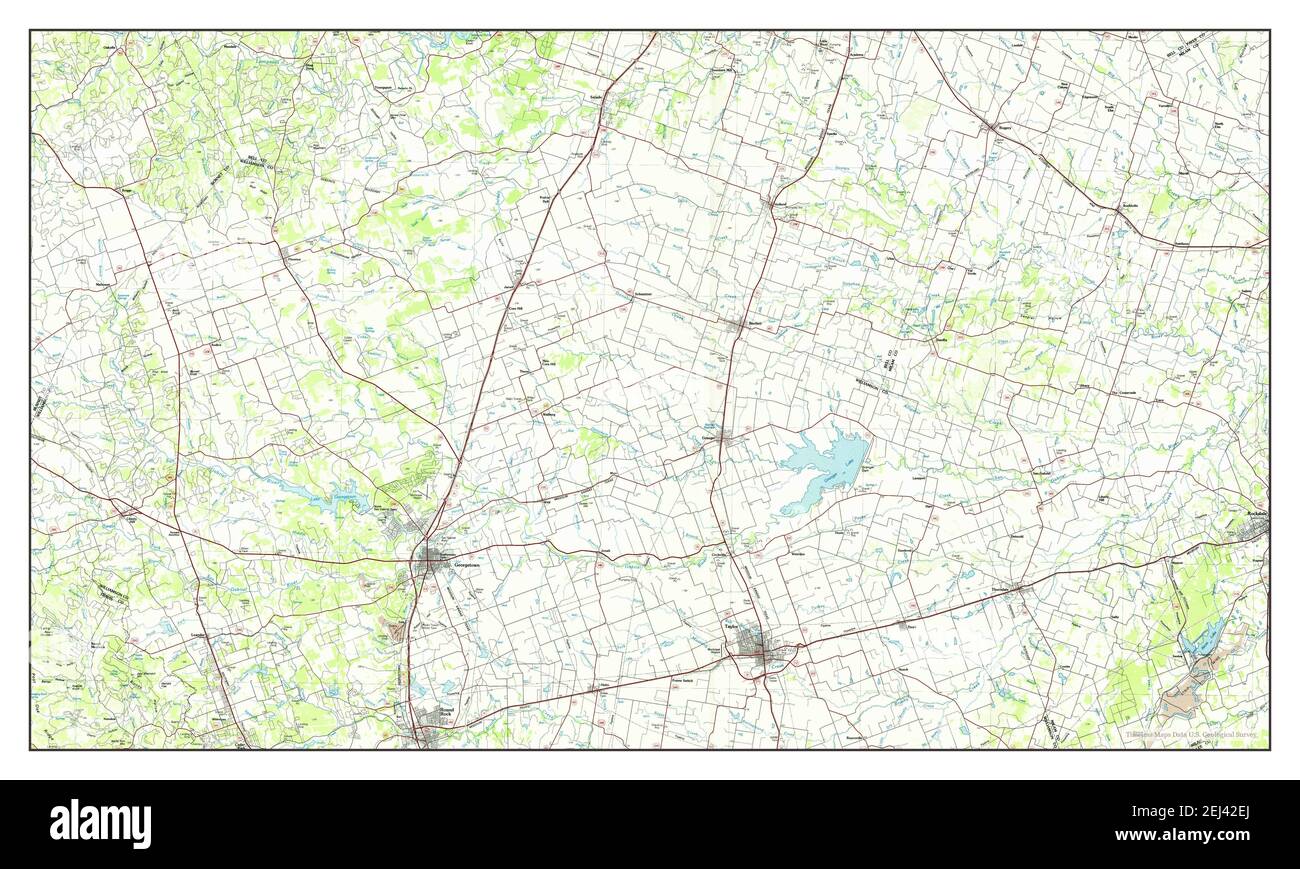 Taylor, Texas, map 1985, 1:100000, United States of America by Timeless ...
