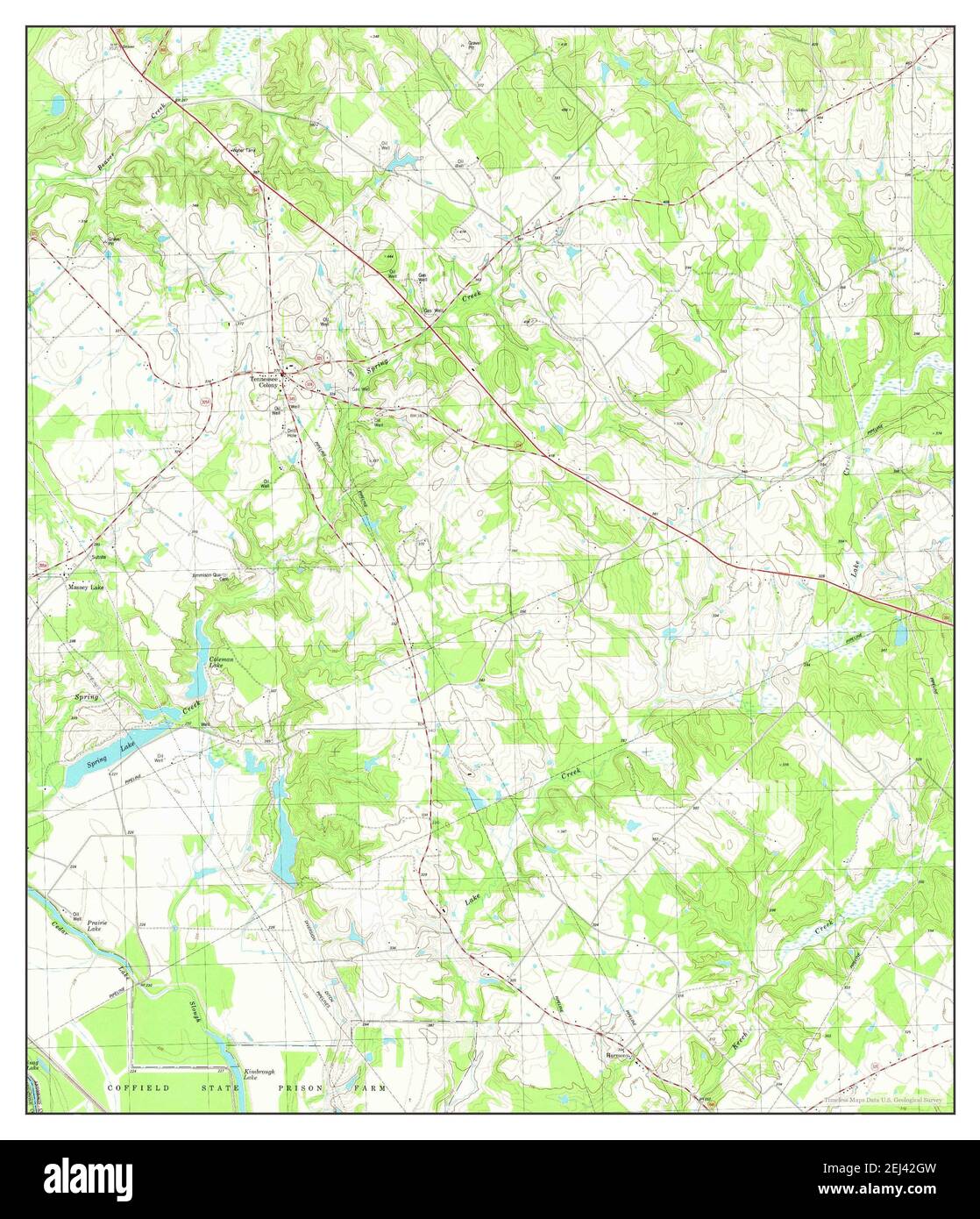 The colony texas map hi-res stock photography and images - Alamy