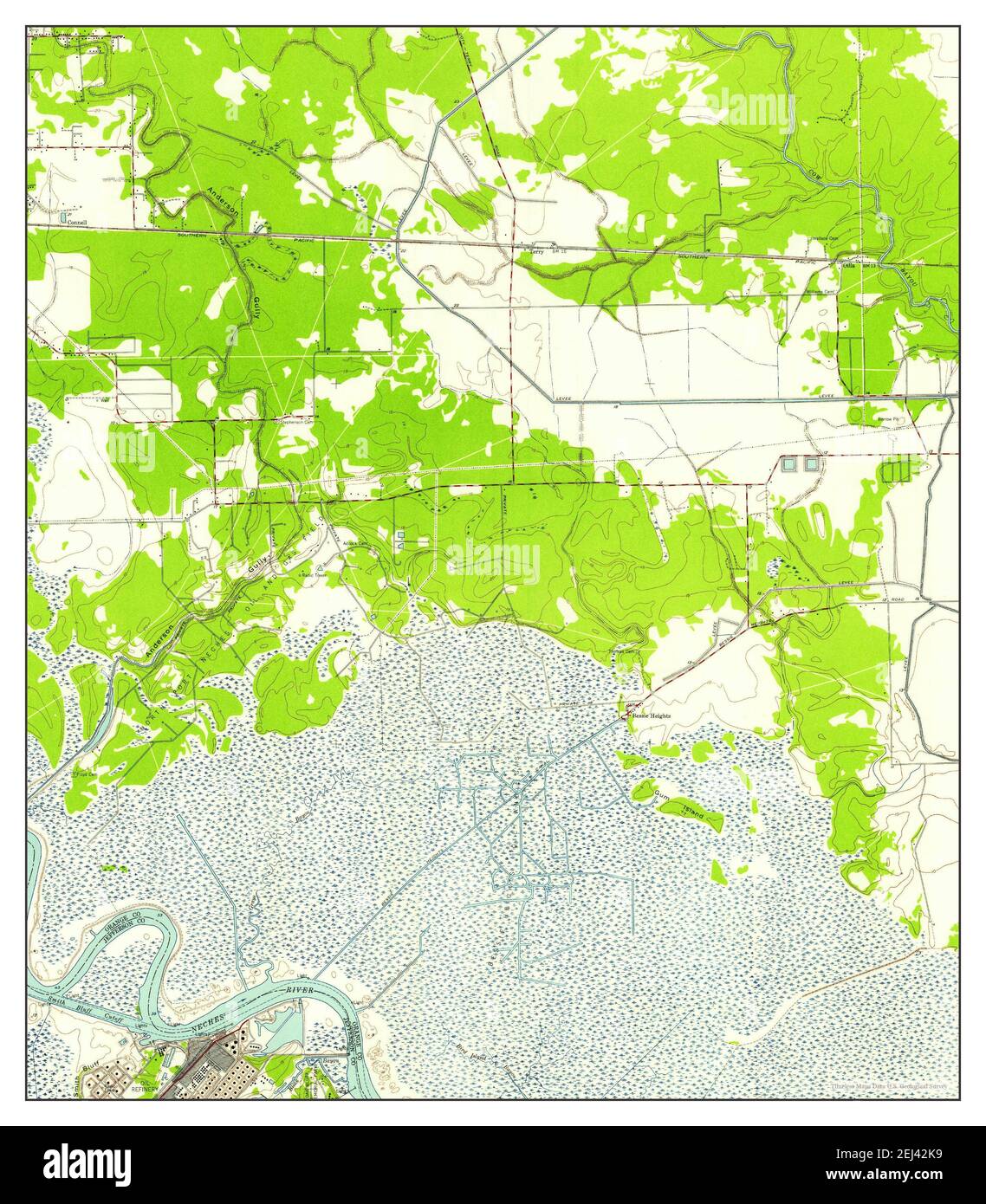 Terry, Texas, map 1957, 1:24000, United States of America by Timeless ...