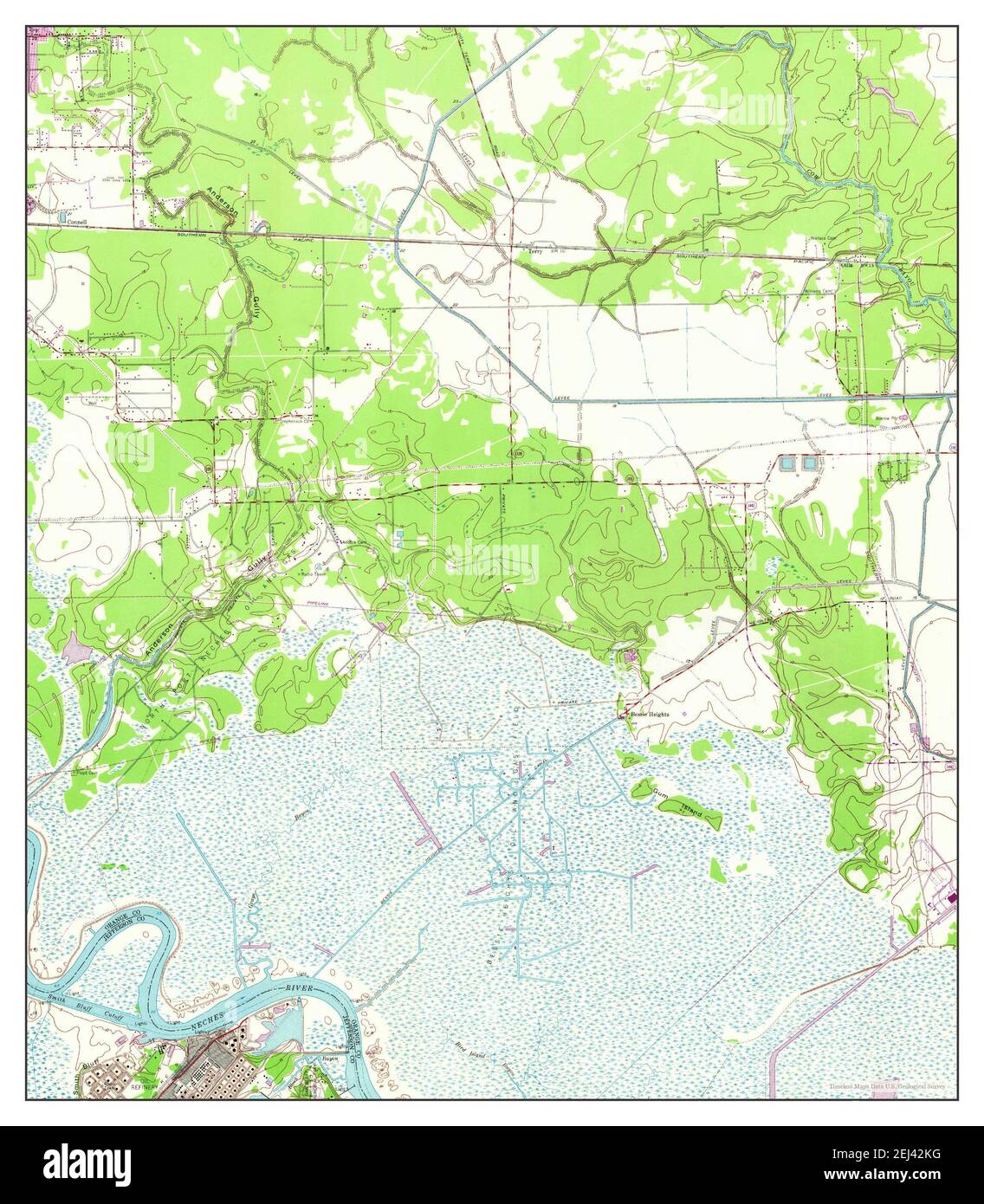Terry, Texas, map 1957, 1:24000, United States of America by Timeless ...