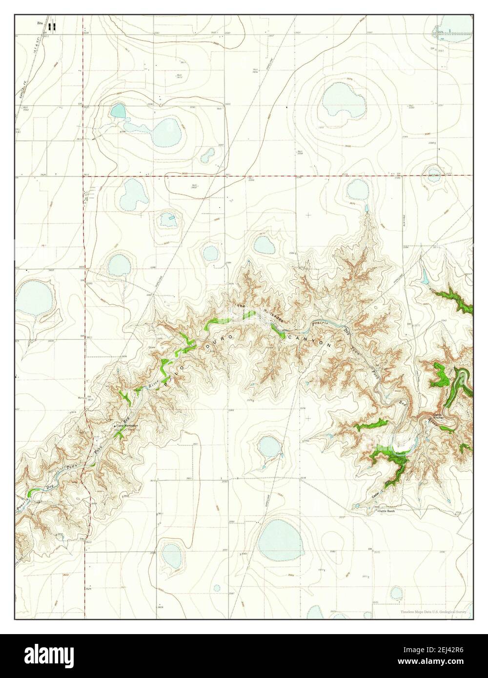 The Palisades, Texas, map 1960, 1:24000, United States of America by ...
