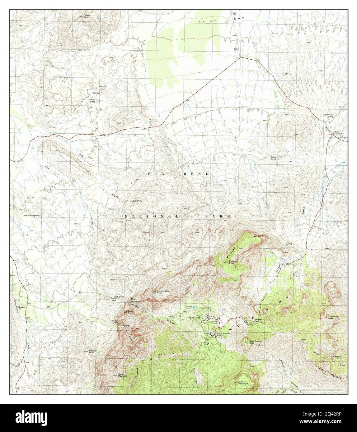 The Basin, Texas, map 1997, 1:24000, United States of America by ...