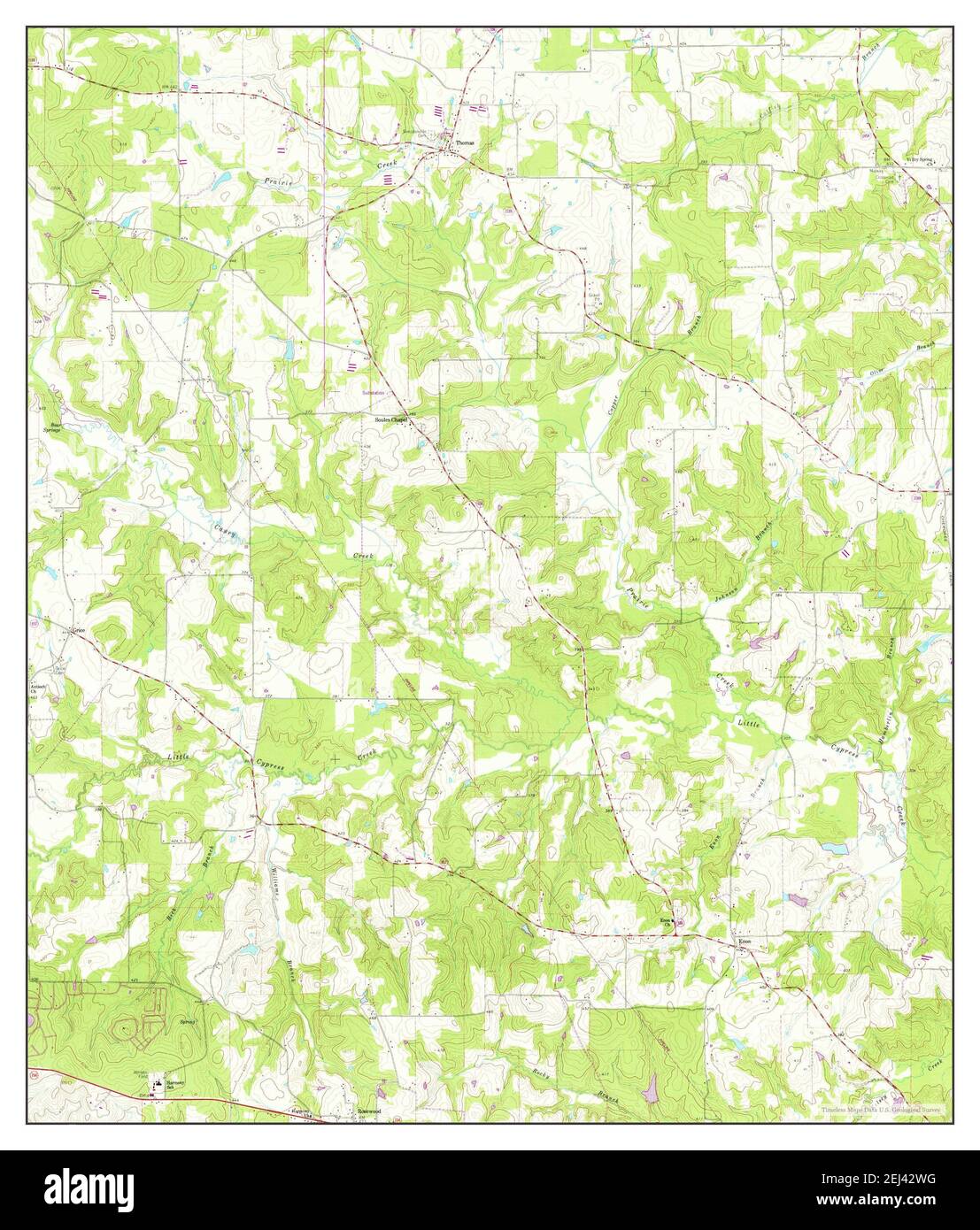 Thomas, Texas, map 1960, 1:24000, United States of America by Timeless ...