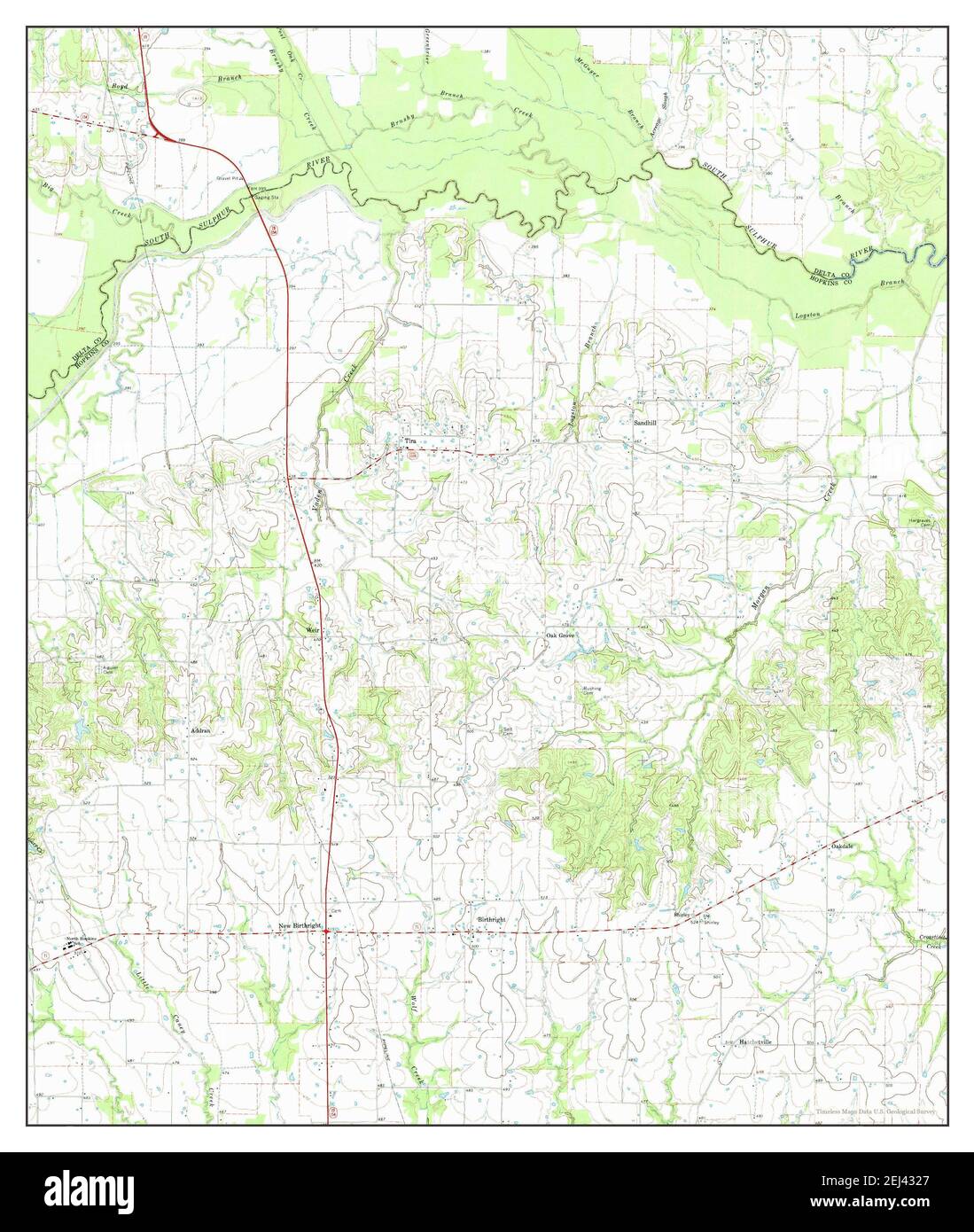 Tira, Texas, map 1964, 1:24000, United States of America by Timeless ...