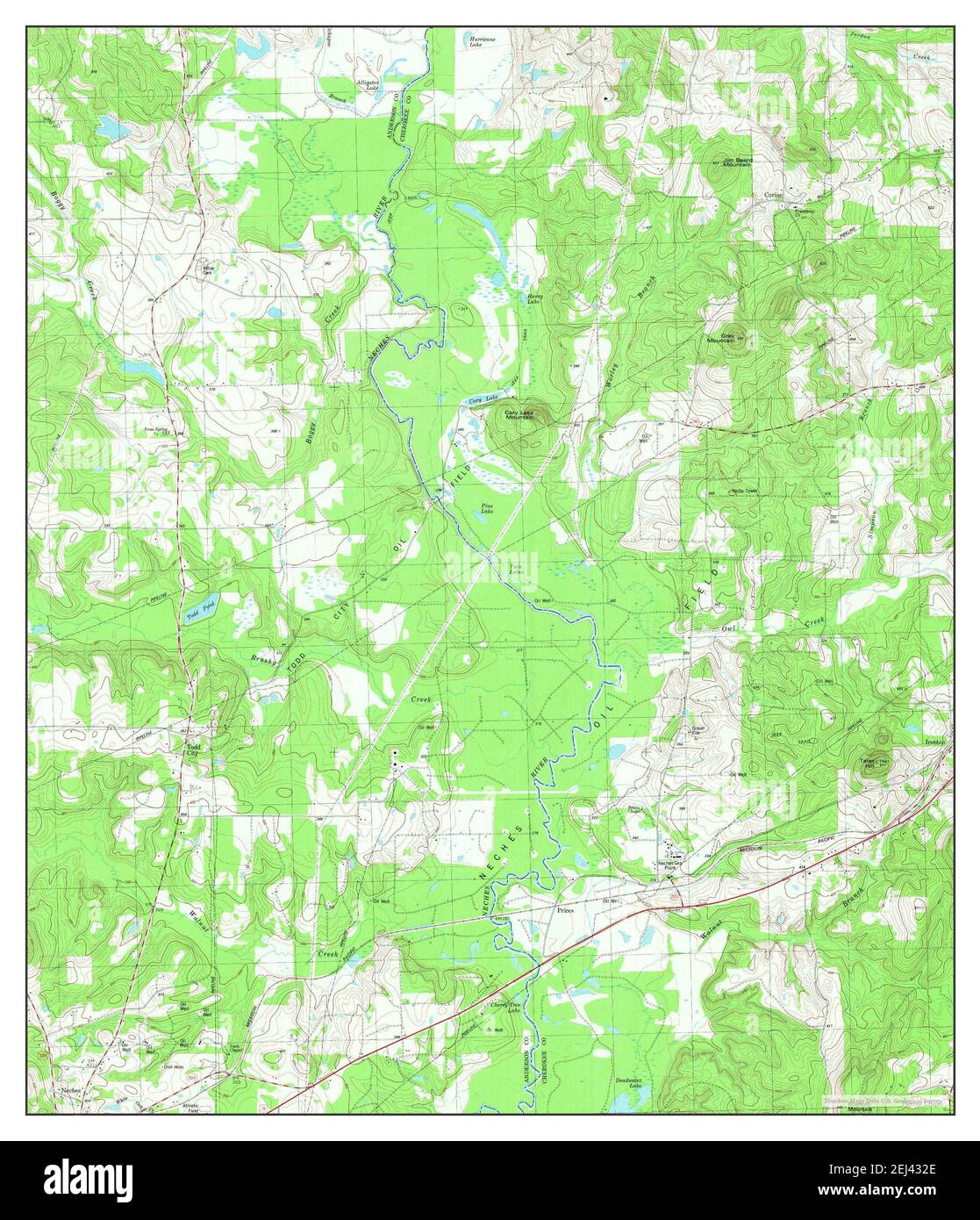 Todd City, Texas, map 1982, 1:24000, United States of America by ...