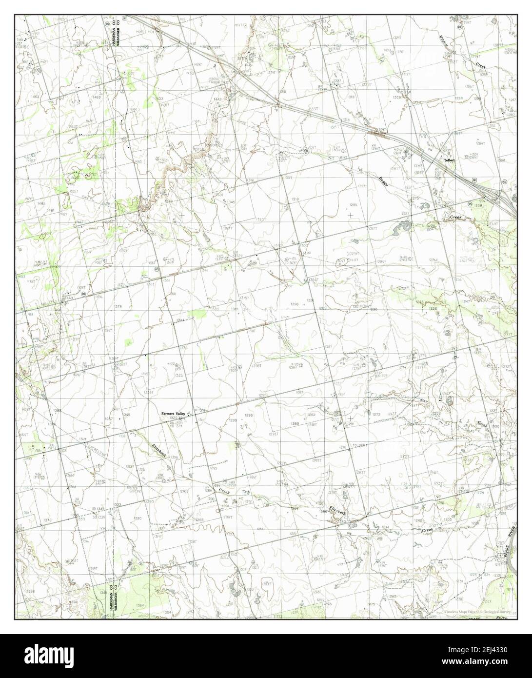 Tolbert, Texas, map 1983, 1:24000, United States of America by Timeless ...