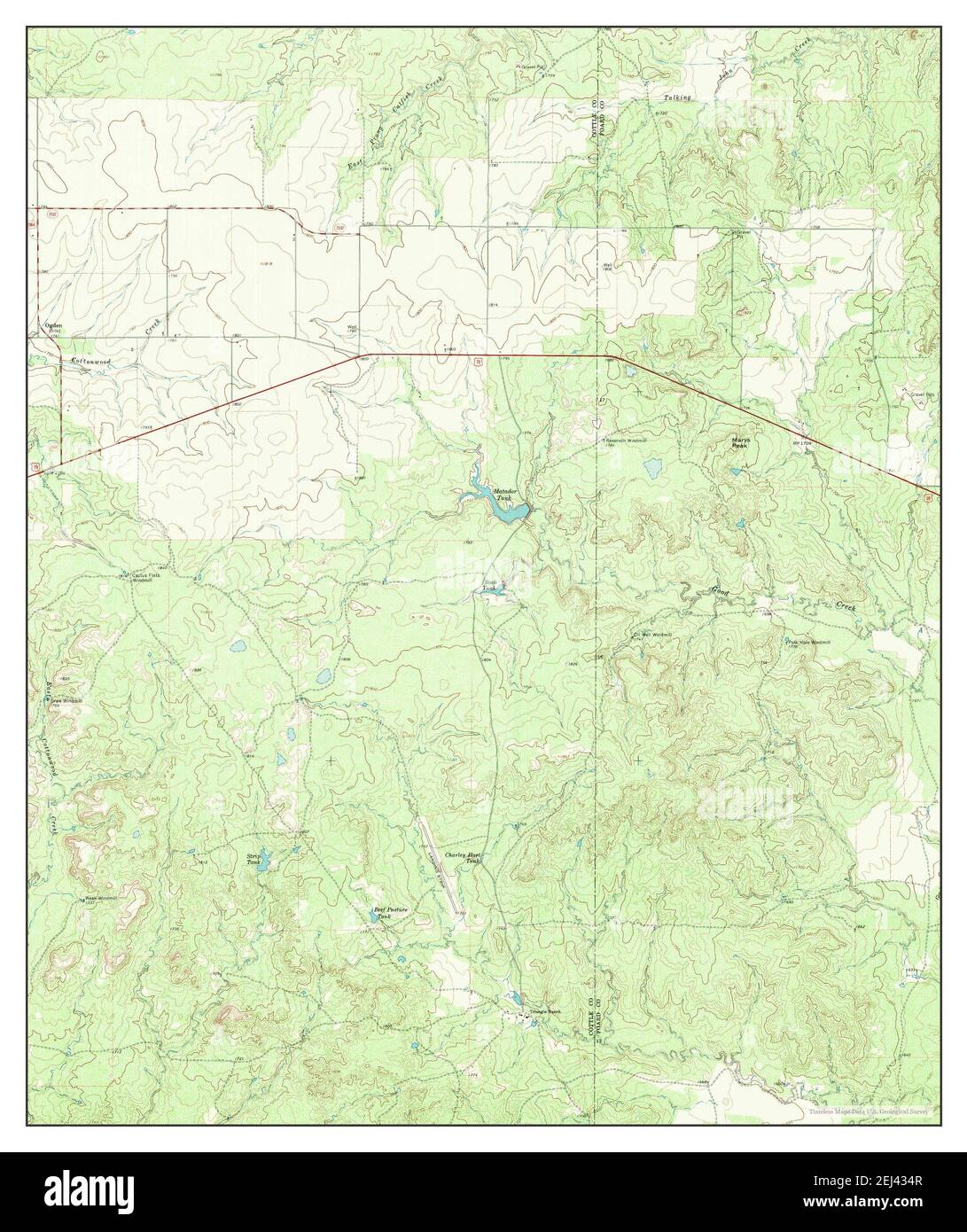 Triangle Ranch, Texas, map 1967, 1:24000, United States of America by ...