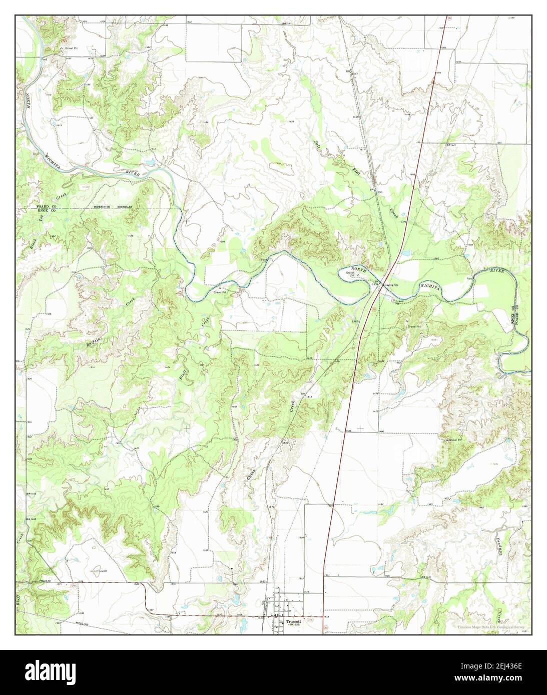 North texas county map hi-res stock photography and images - Alamy
