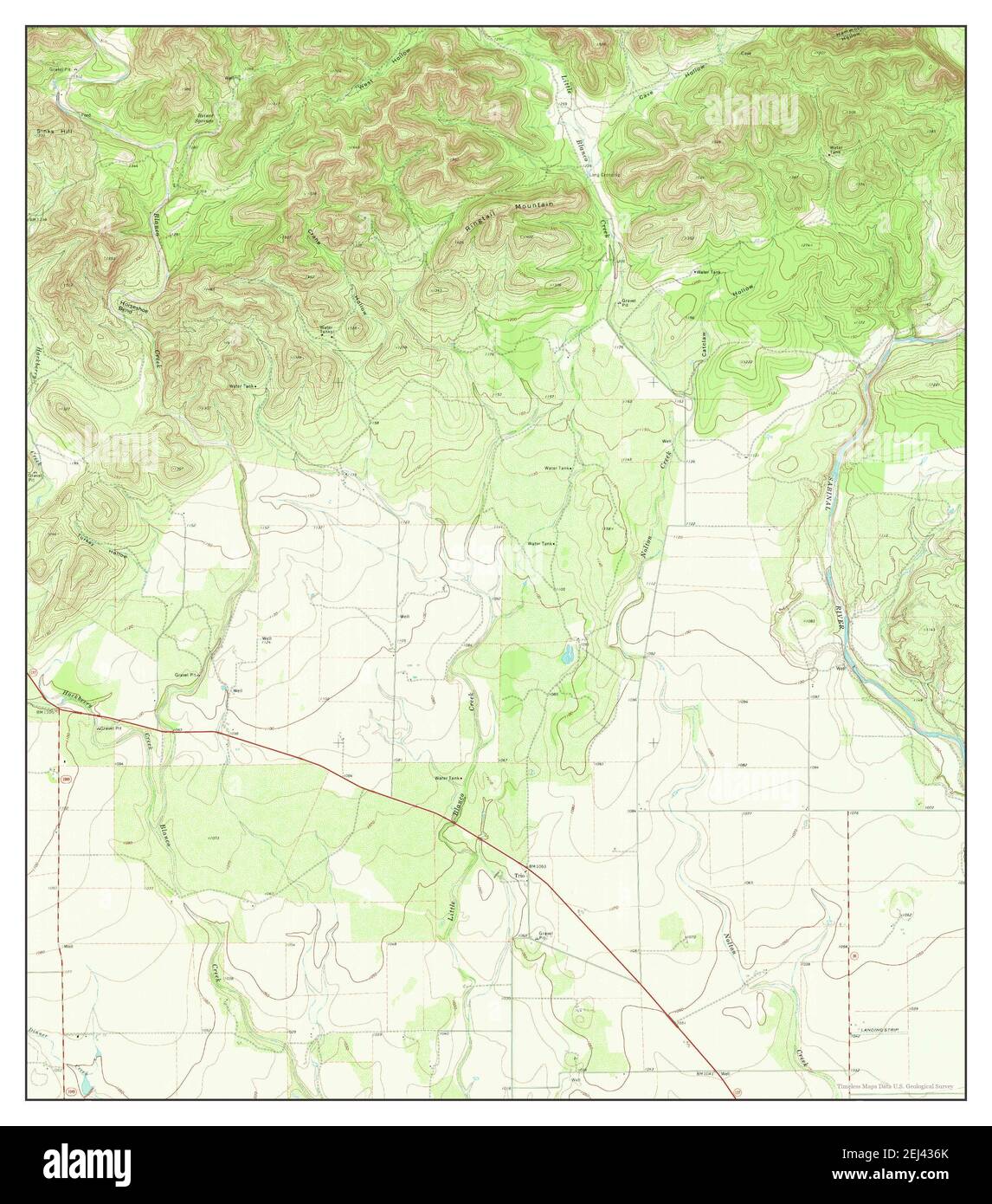 Trio, Texas, map 1969, 1:24000, United States of America by Timeless ...