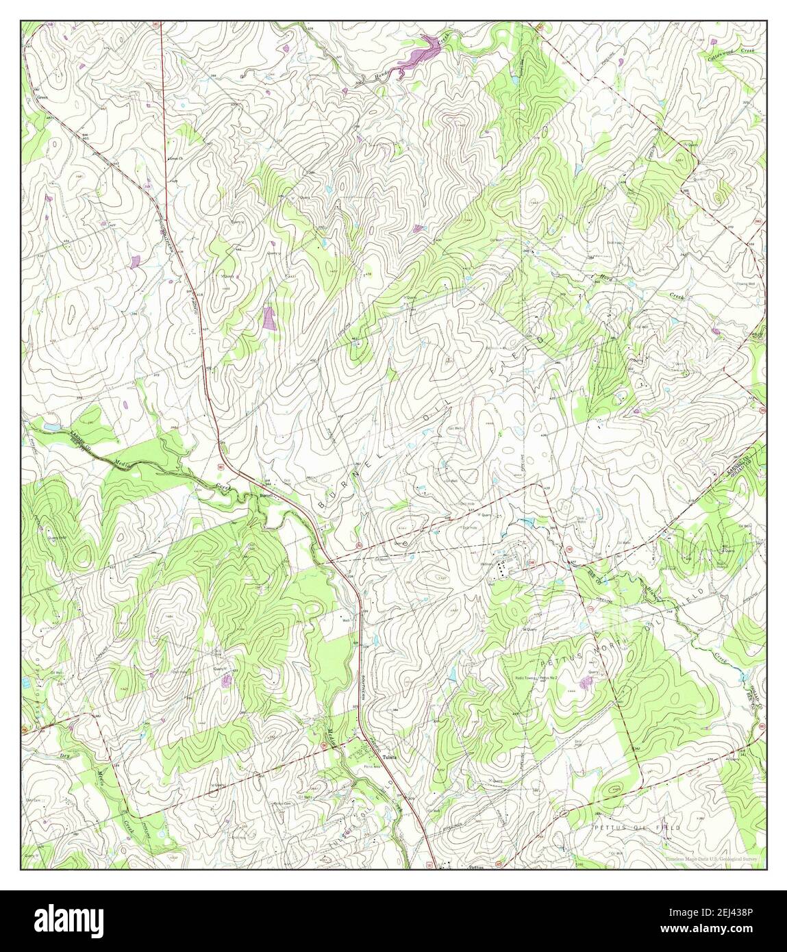 Tulsita, Texas, map 1963, 1:24000, United States of America by Timeless ...
