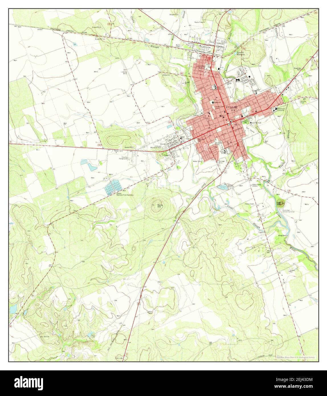 Uvalde map hi-res stock photography and images - Alamy