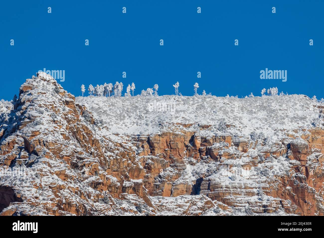 Scenic Winter Landscape in Sedona Arizona Stock Photo - Alamy