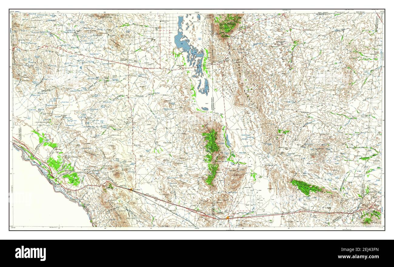 Map of van horn hi-res stock photography and images - Alamy