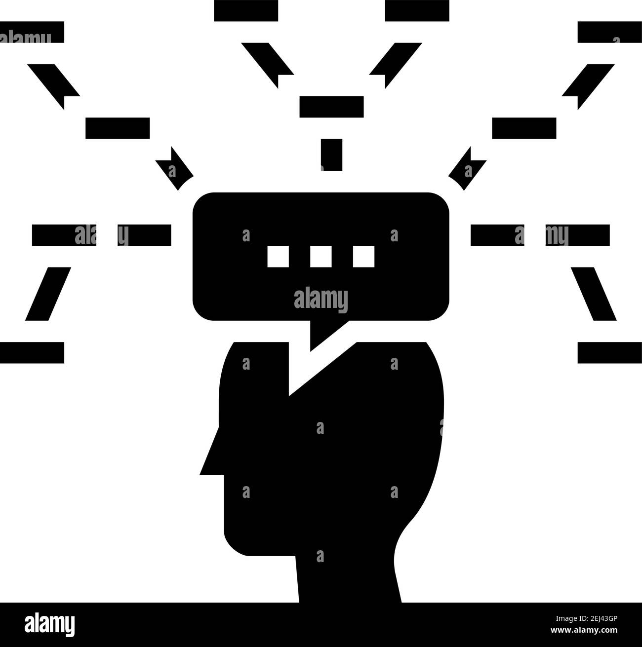 decision theory glyph icon vector illustration Stock Vector Image & Art ...