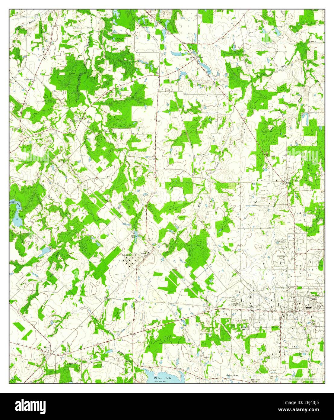 Van, Texas, map 1959, 1:24000, United States of America by Timeless ...