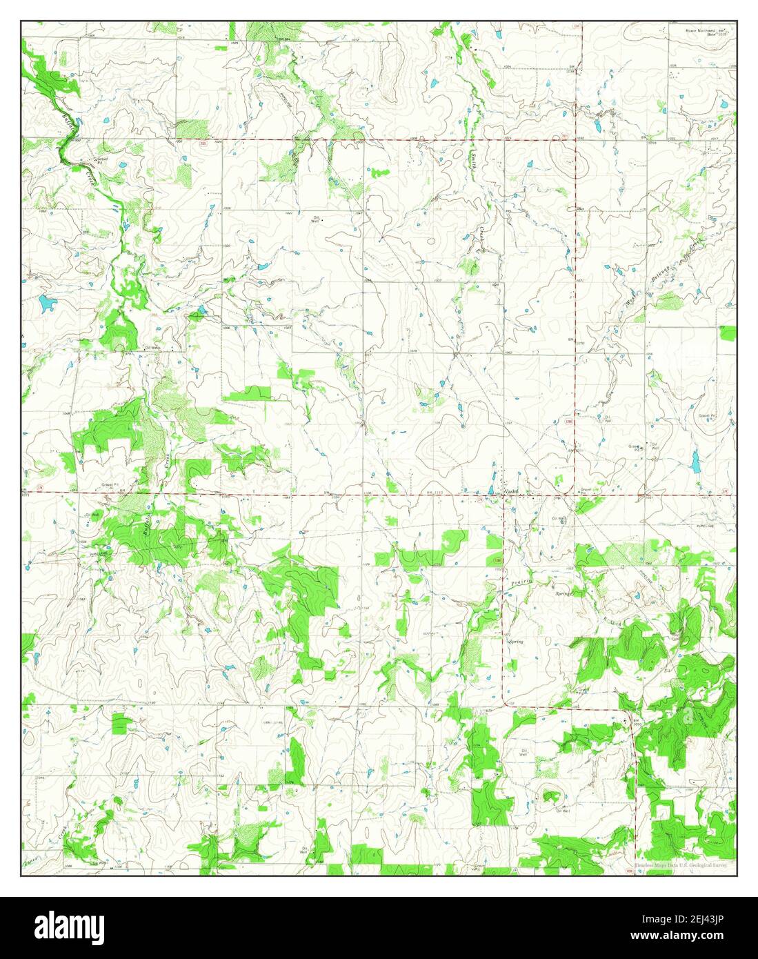 Vashti, Texas, map 1963, 1:24000, United States of America by Timeless ...