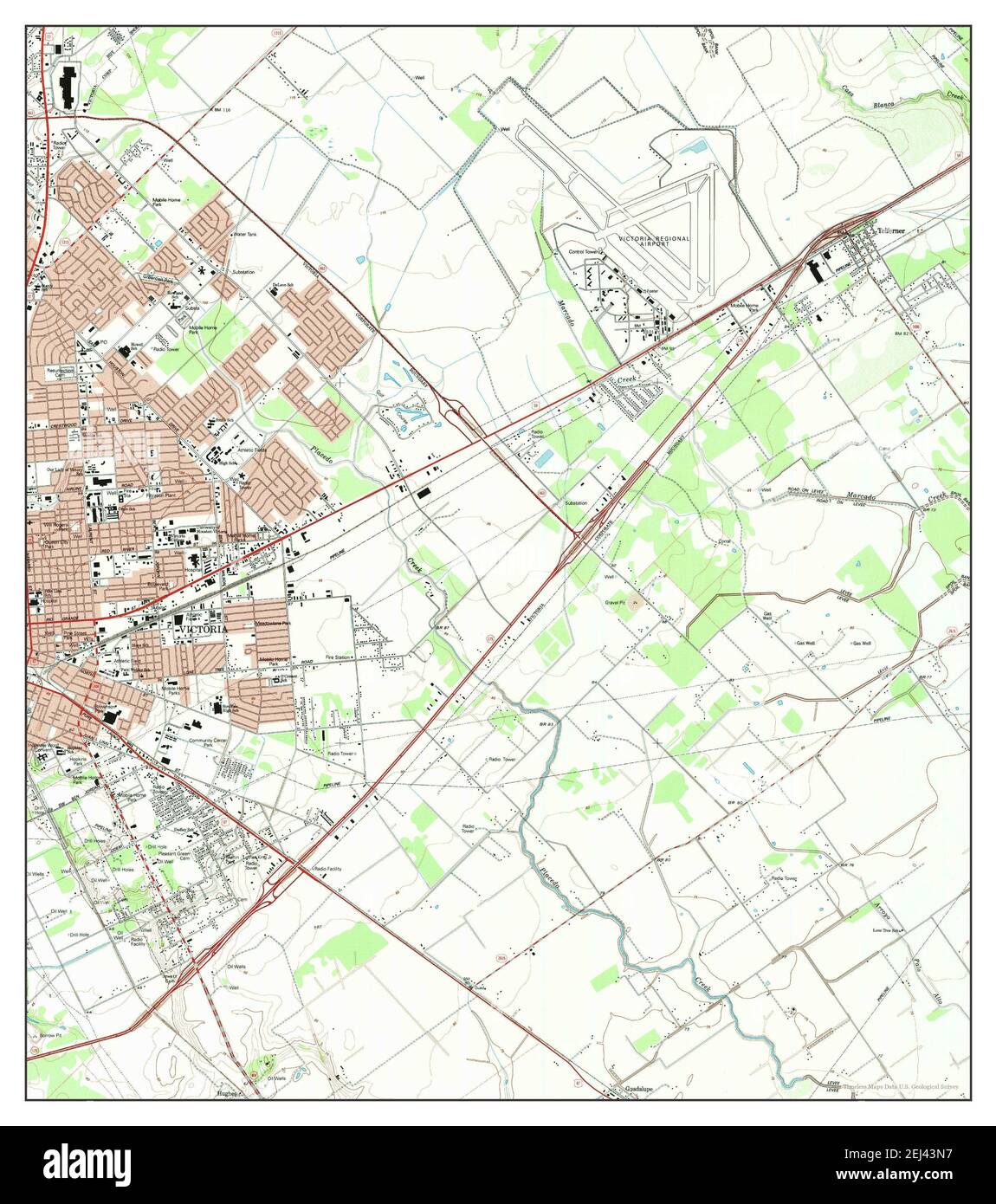 Victoria texas map hi-res stock photography and images - Alamy