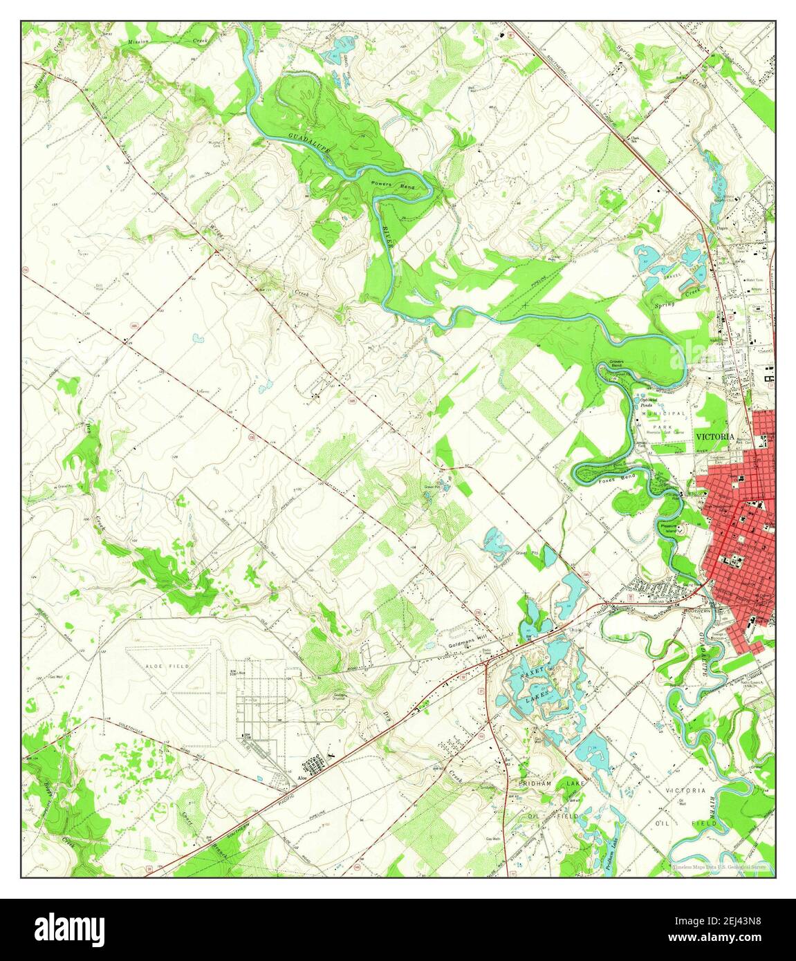Victoria texas map hi-res stock photography and images - Alamy