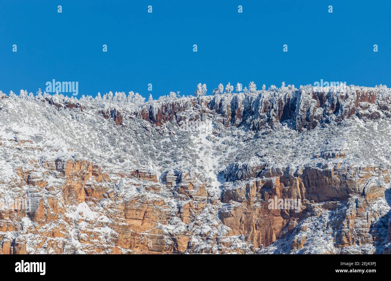 Scenic Winter Landscape in Sedona Arizona Stock Photo - Alamy