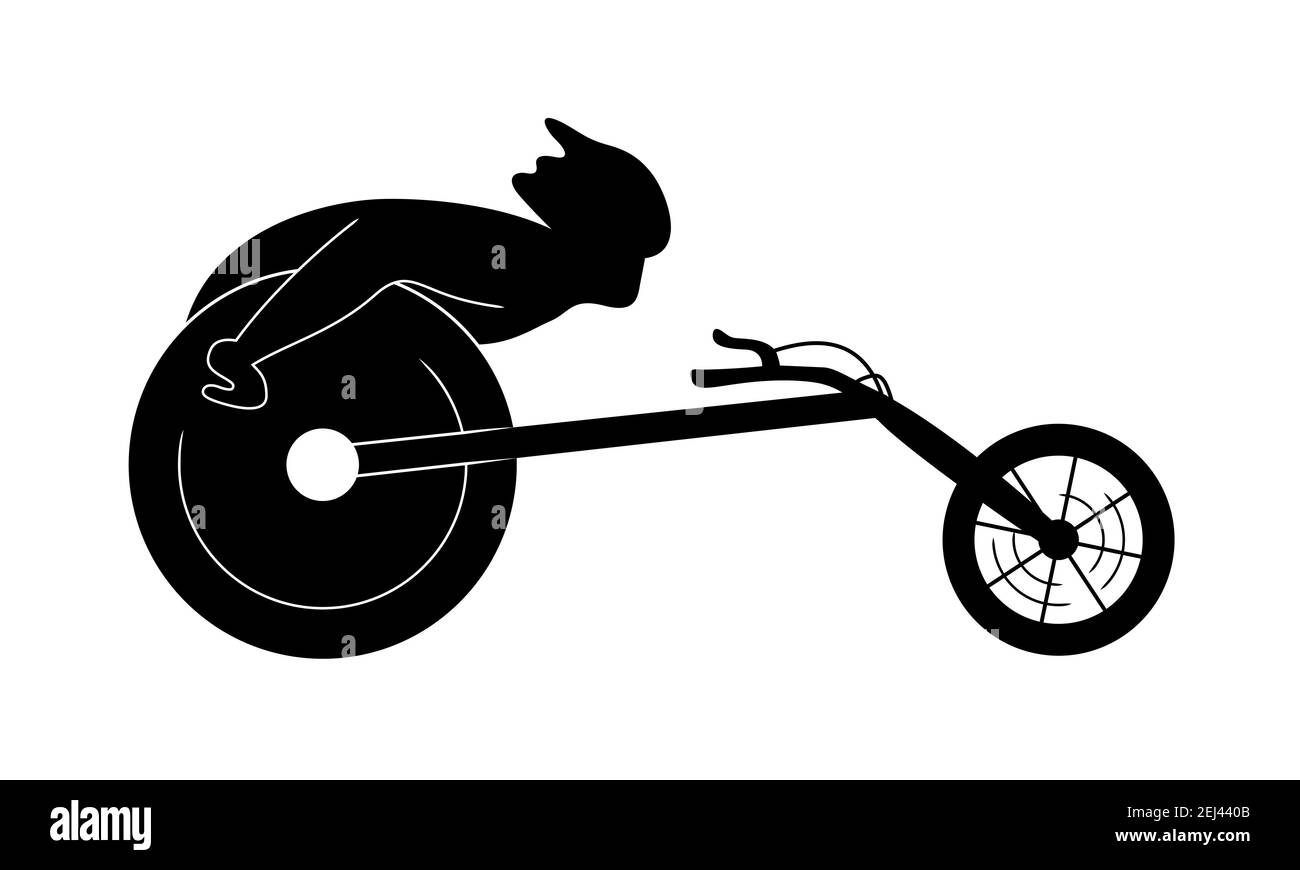 Wheelchair Race Vector