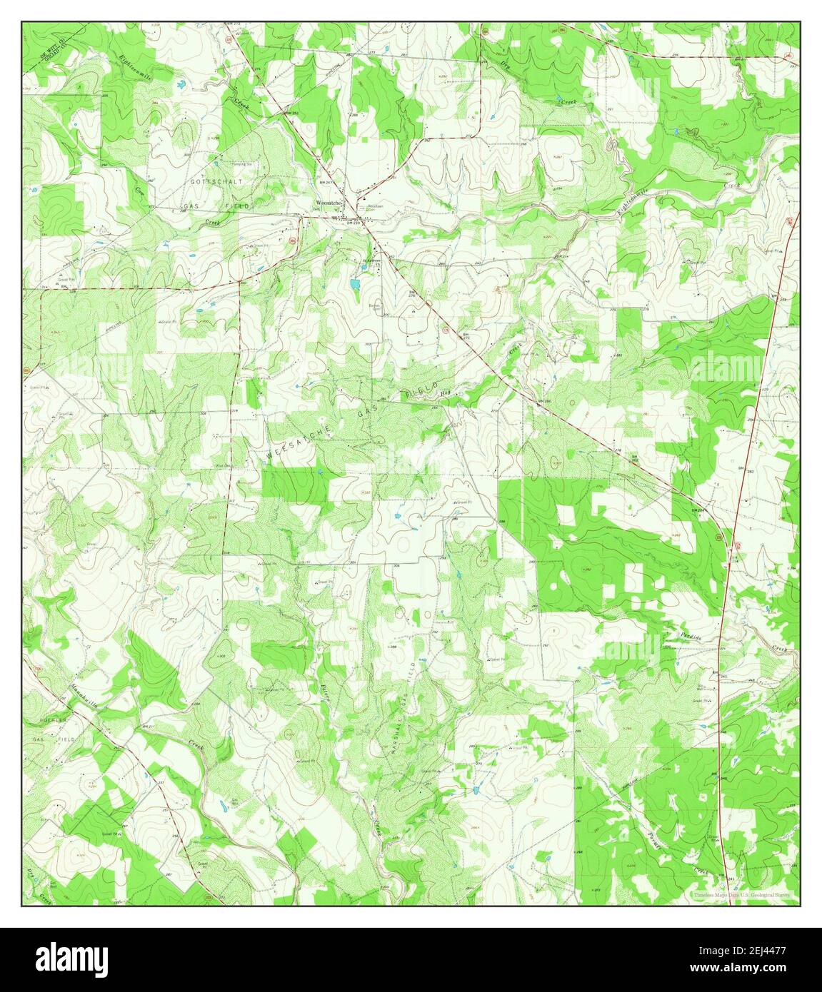 Weesatche, Texas, map 1963, 1:24000, United States of America by ...