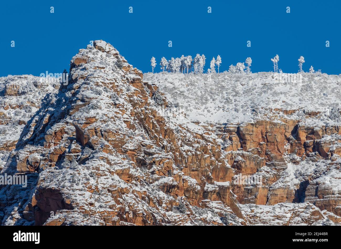Scenic Winter Landscape in Sedona Arizona Stock Photo - Alamy