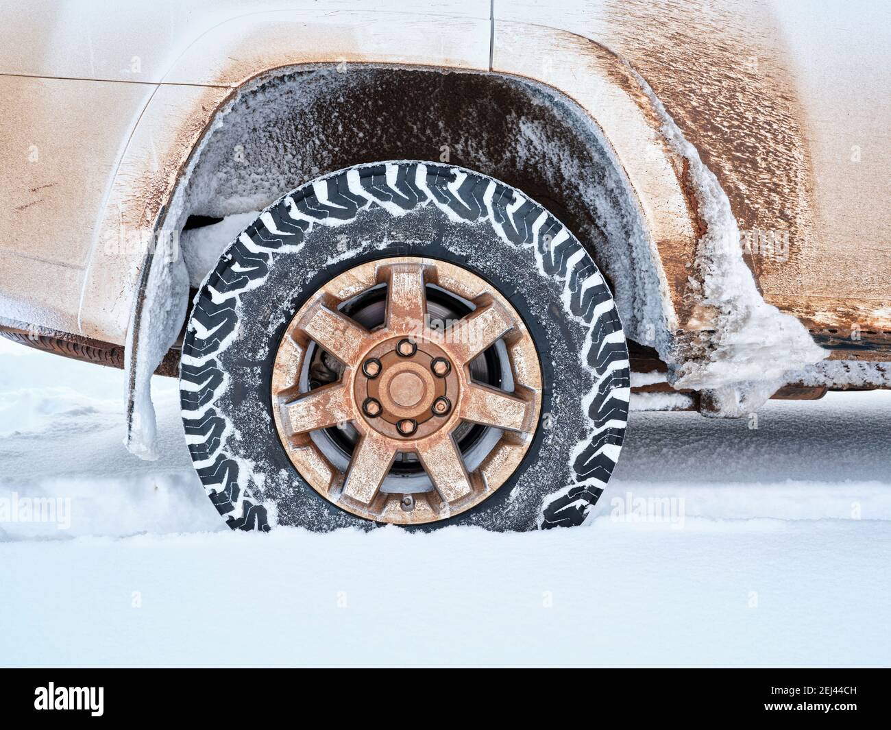 Muddy truck wheel hi-res stock photography and images - Alamy