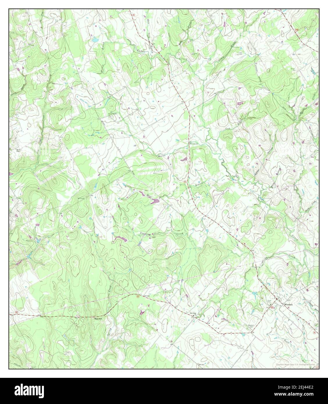Wheelock, Texas, map 1962, 1:24000, United States of America by ...