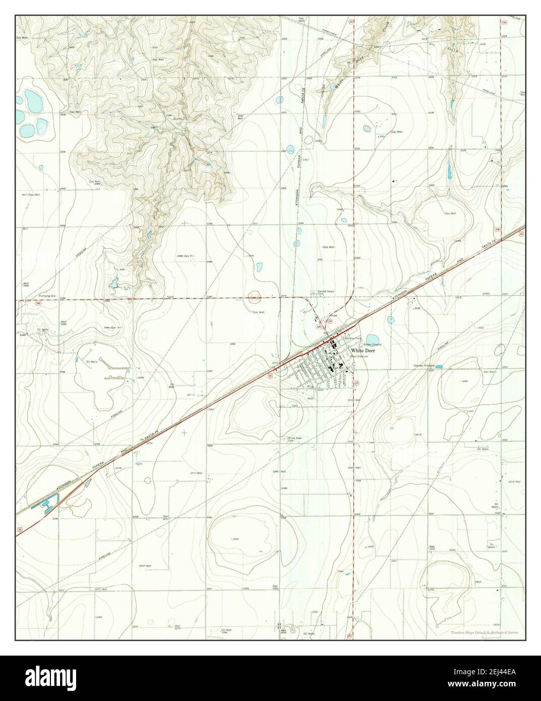 Map of white deer texas hi-res stock photography and images - Alamy