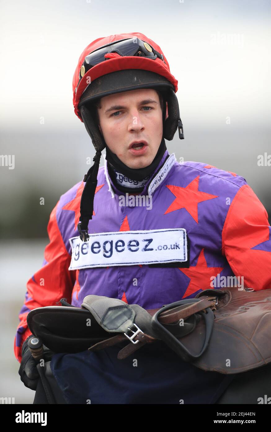 Jockey Rex Dingle at Uttoxeter racecourse. Picture date: Sunday ...