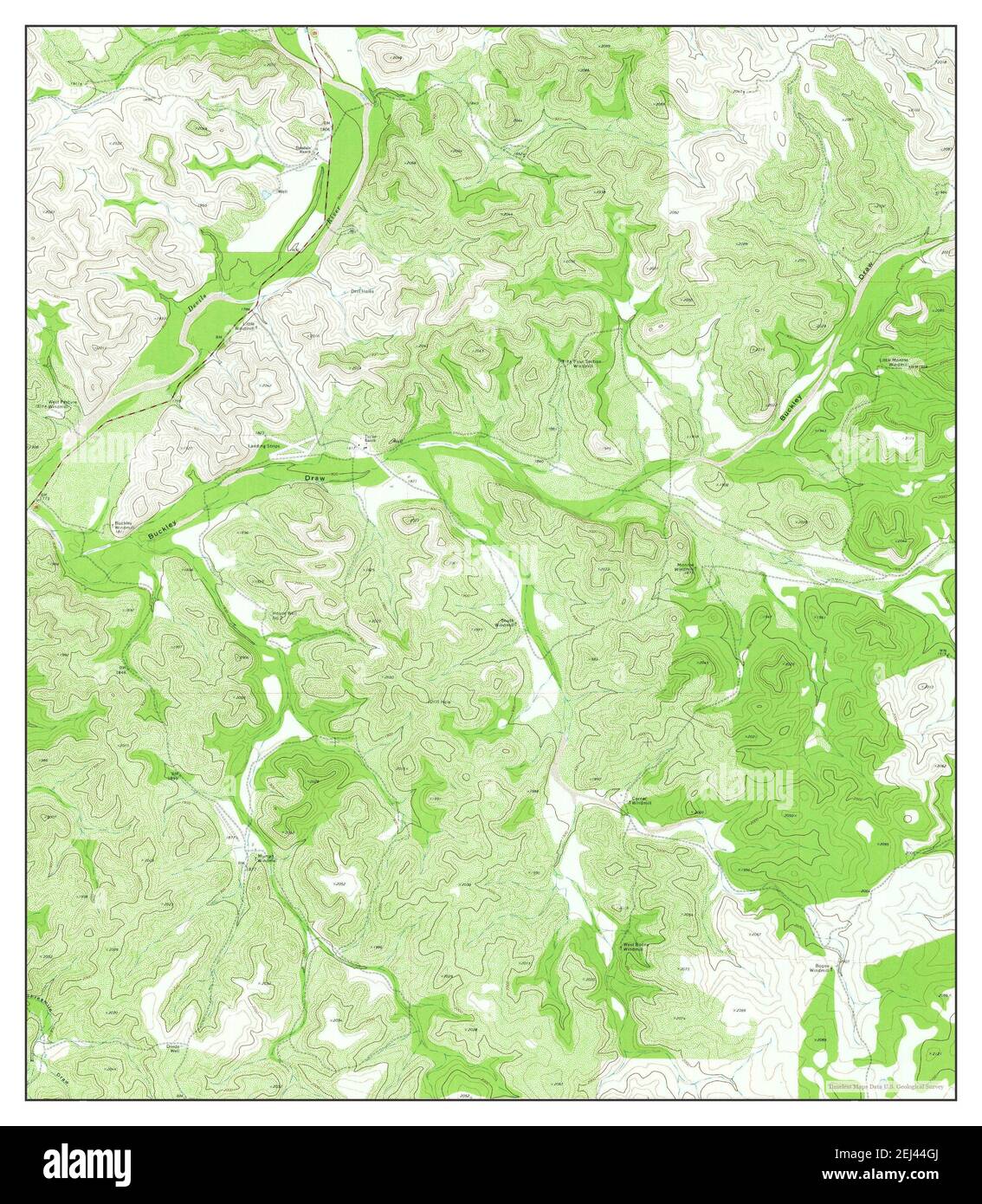 White Draw NW, Texas, map 1973, 1:24000, United States of America by ...
